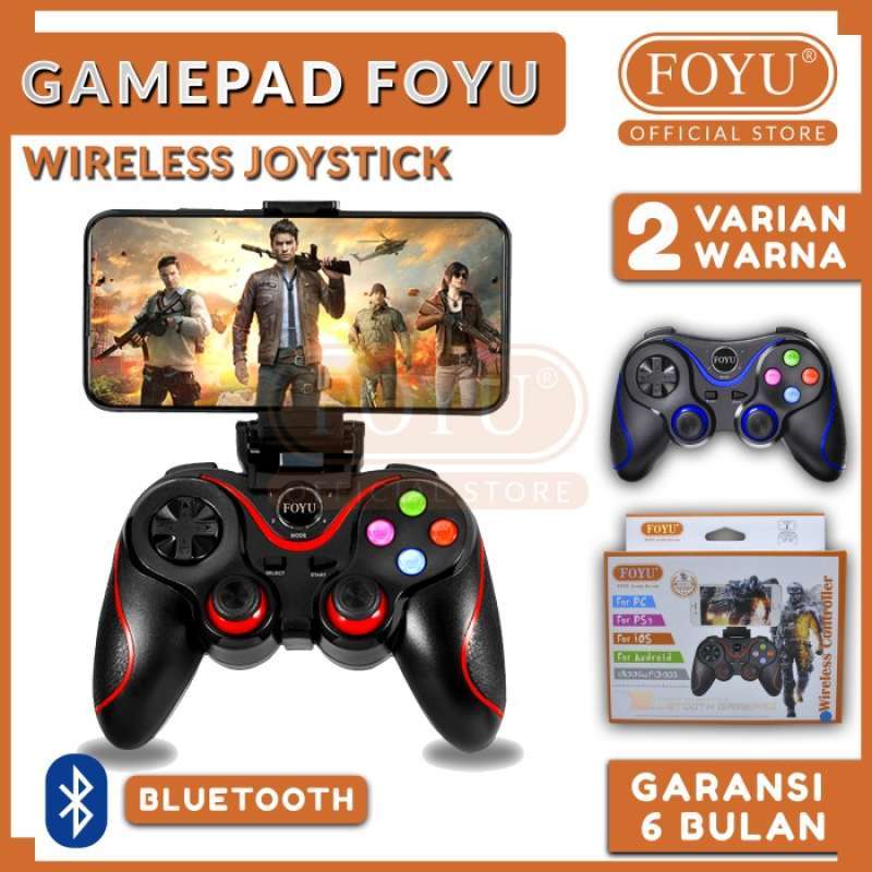 Jual Gamepad Android Foyu Bluetooth Joystick PC Wireless Controller di ...