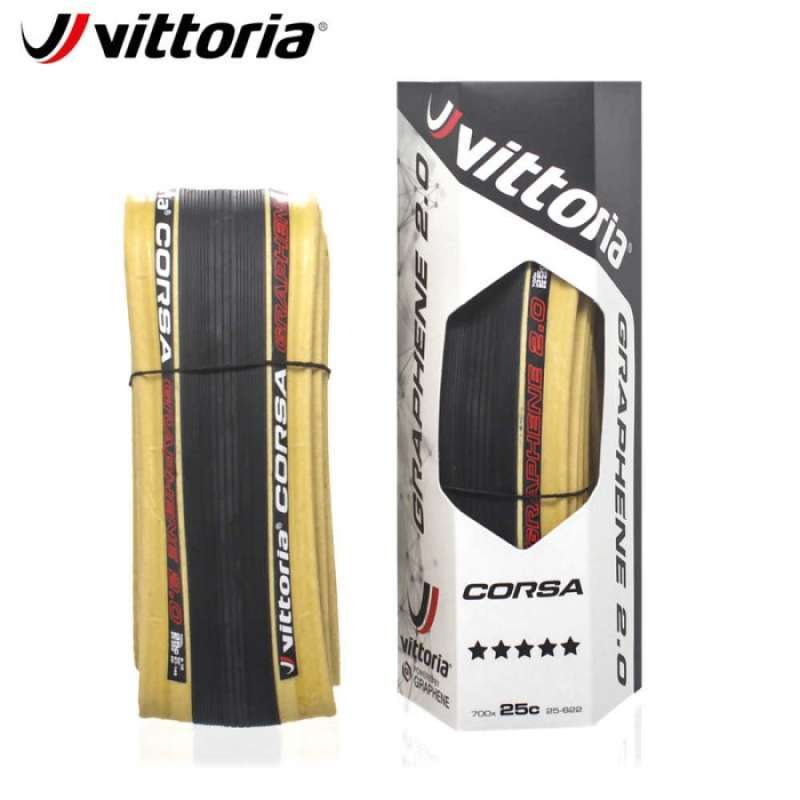 Jual Ban Sepeda Vittoria Corsa Graphene 2.0 Gum Wall / Tan Wall 700 x 25c di Seller Jaya 01 ...