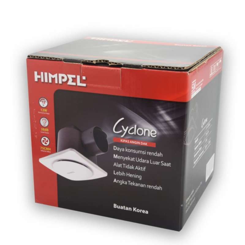Promo Himpel Exhaust Fan Cyclone 12w Air Ventilator / Kipas ventilasi udara Diskon 17% di Seller ...