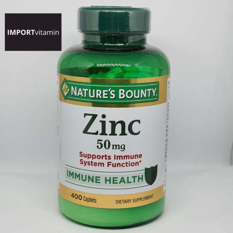 Promo Nature Bounty Zinc 50Mg 400 Tablets Diskon 17% di Seller PALANG ...