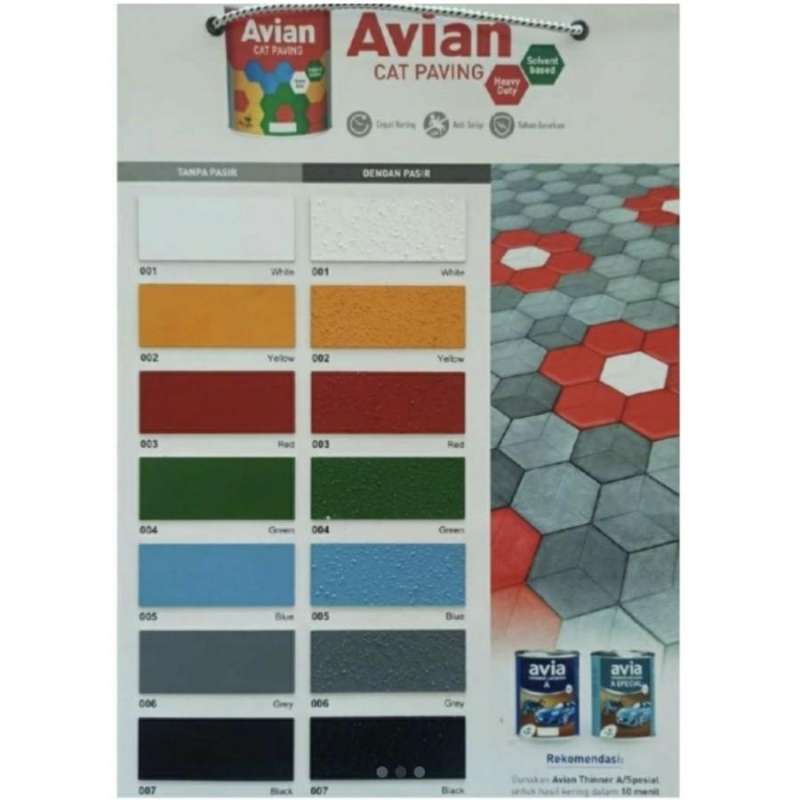 Jual Avian Cat Paving 5kg Cat Lapangan Cat Beton Cat Lantai Cat Jalan ...