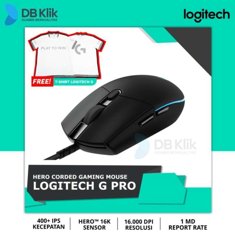 Jual Logitech G PRO Hero Corded Gaming Mouse di Seller Albinka Store ...
