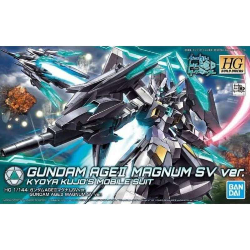 Jual Bandai Hg 1/144 Gundam Age Ii Magnum + Stand Base, Bisa Jadi ...