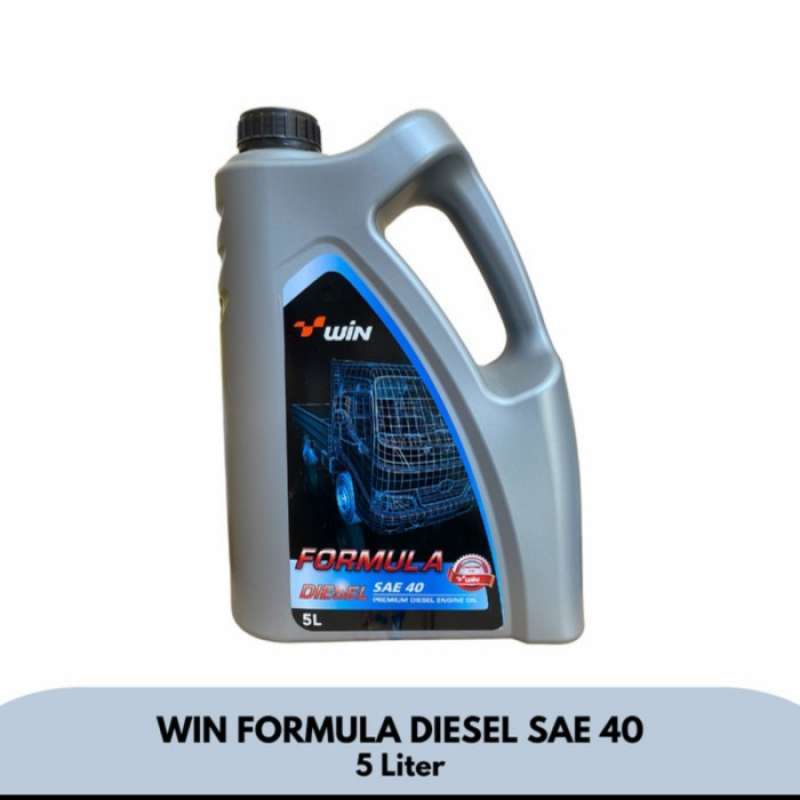 Jual Oli Mesin Win Formula Diesel Sae 40 Api Cd/Sf (5 Liter) di Seller ...