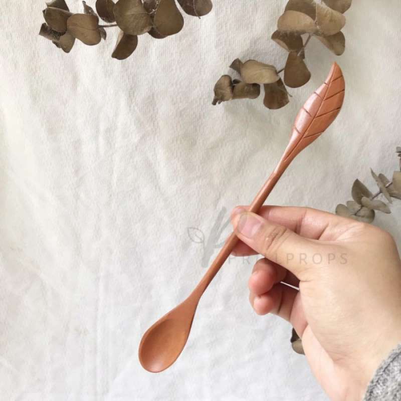Promo IRA - SENDOK KAYU ADUK DAUN, STIRRER KAYU Diskon 5% di Seller Ini ...