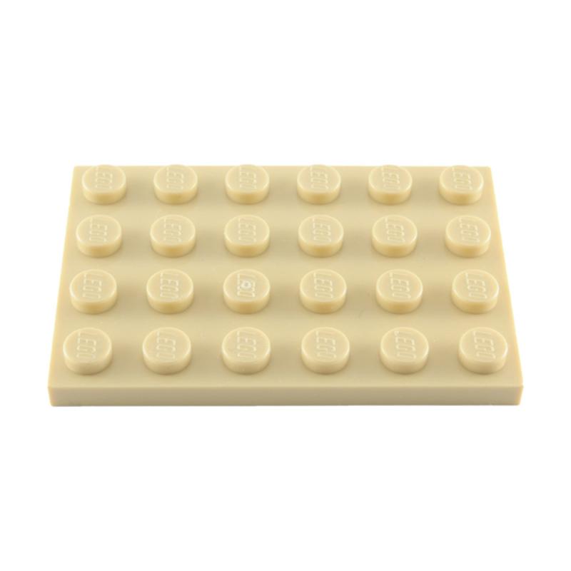 Promo Lego Parts 4114001 - Plate 4x6 Brick Yellow (tan) Diskon 10% Di ...
