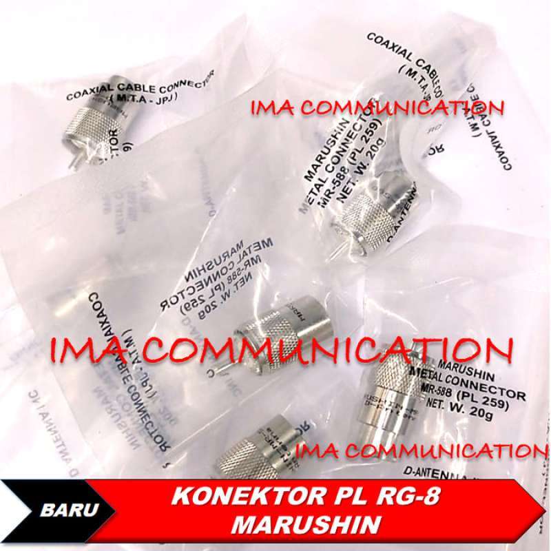 Promo Konektor Pl Rg-8 Marushin Diskon 10% Di Seller Klikbeli-yuk - Kedoya Utara, Kota Jakarta ...