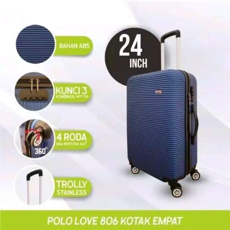 Jual koper polo love 24 inch type 807 bagasi di Seller Toko Tas Alfatih ...