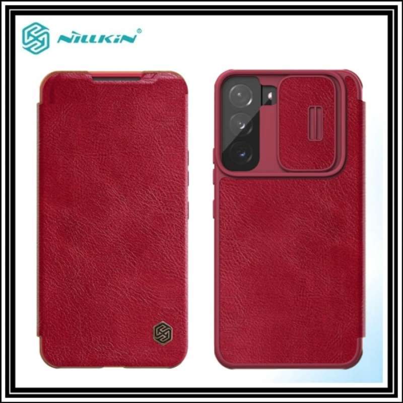 Jual SAMSUNG GALAXY S22 / PLUS / ULTRA 5G NILLKIN QIN PRO FLIP HARD PC CASE - RED S22+ PLUS ...