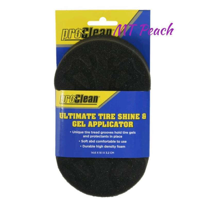 Jual PROCLEAN SPONS APLIKATOR PEMBERSIH BAN MOBIL SPONGE TIRE BLACK di ...