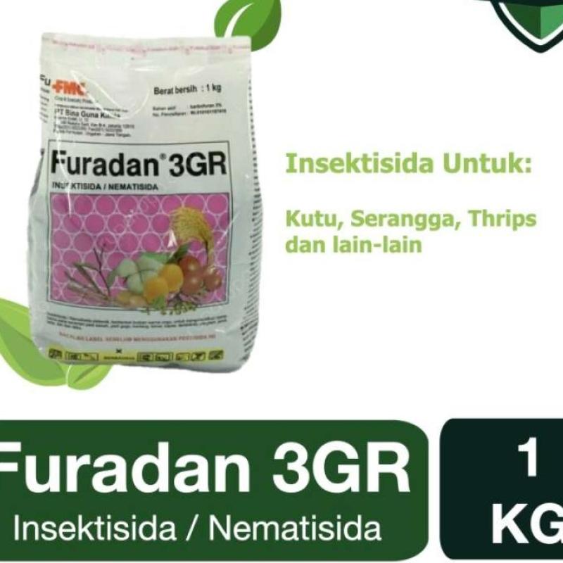 Promo Furadan 3 Gr - Insektisida - Nematisida Tanaman - FMC - 1 KG ...