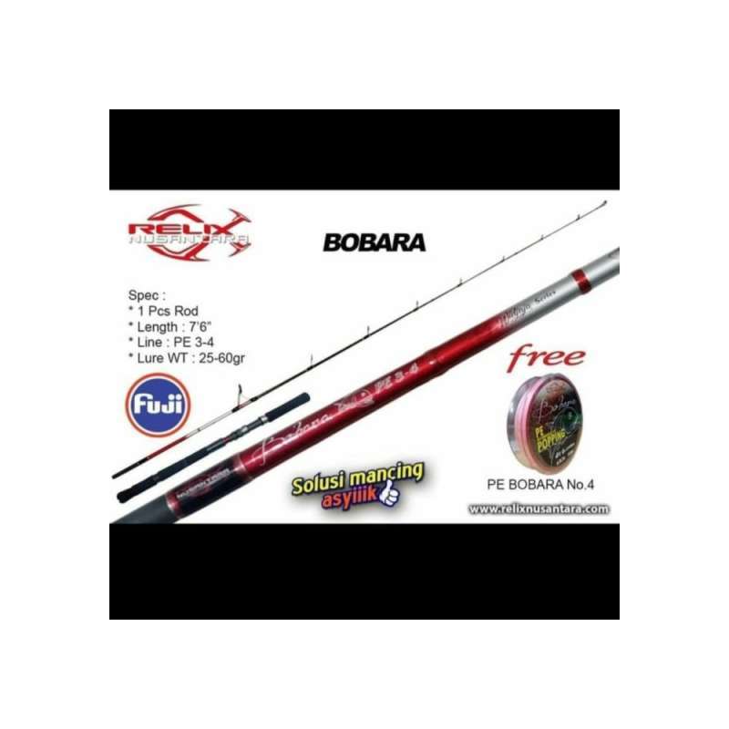 Jual Joran Bobara Pe 3-4 Andy Widjaja Series Light Popping 7'6 Kode 101 di Seller jayahel ...