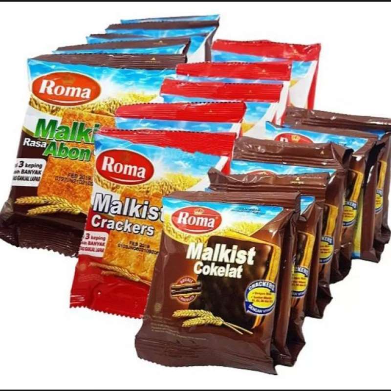 Jual Roma Biskuit Malkist 21gr (10 Shaset) Di Seller Doa_mamah Shop ...