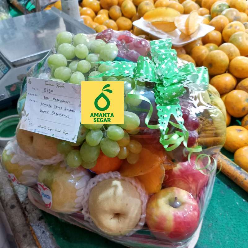 Jual Parsel Parcel Buah Paket FANTASTIS Lengkap Dengan Pita Dan Kartu ...