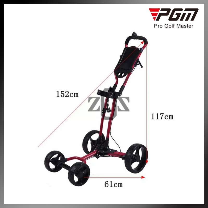 Jual Troli Trolley Tas Bag Golf Cart Pgm 4 Roda Wheels Foldable ...