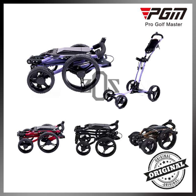 Jual Troli Trolley Tas Bag Golf Cart Pgm 4 Roda Wheels Foldable ...