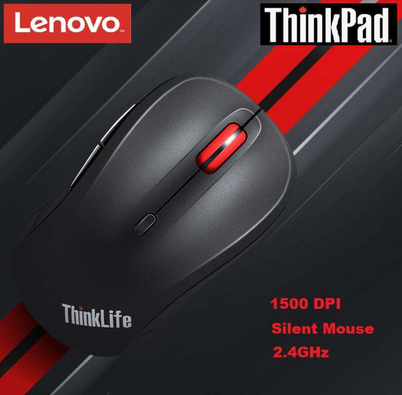 Jual Mouse Silent Lenovo Thinkpad Thinklife Wlm200 Wireless Original di ...