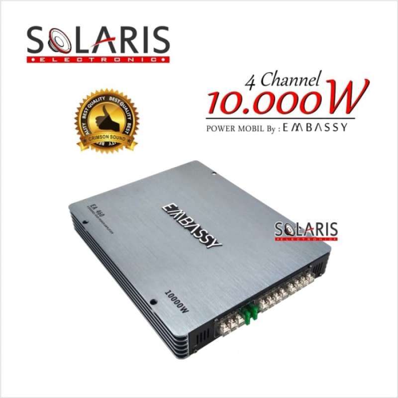 Jual POWER MOBIL 4 Channel EMBASSY 10.000 Watt EA-460 di Seller ...