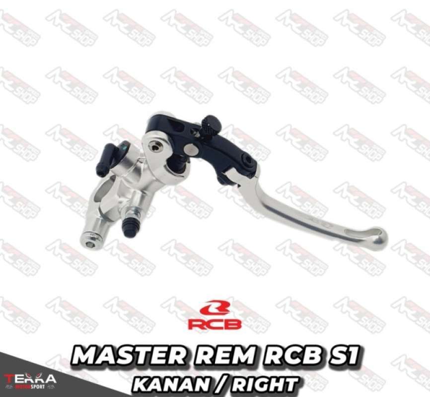Jual Master Rem Kanan Rcb Radial S1 14mm + Switch Rem - Silver ...