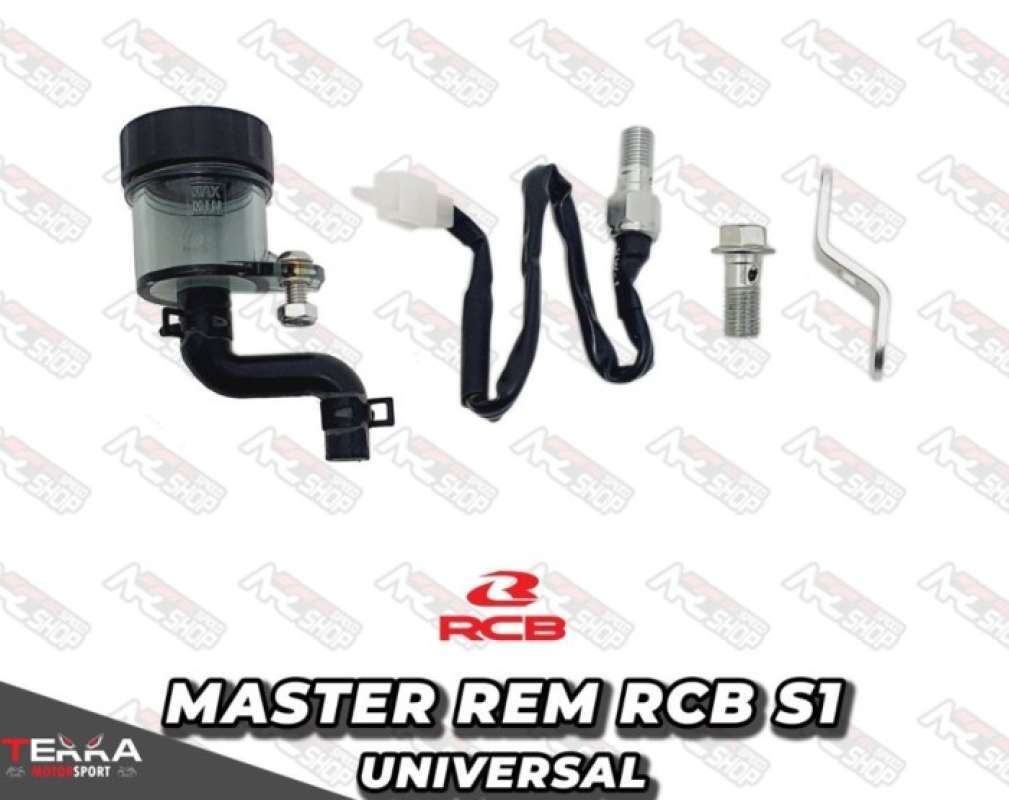 Jual Master Rem Kanan Rcb Radial S1 14mm + Switch Rem - Silver ...