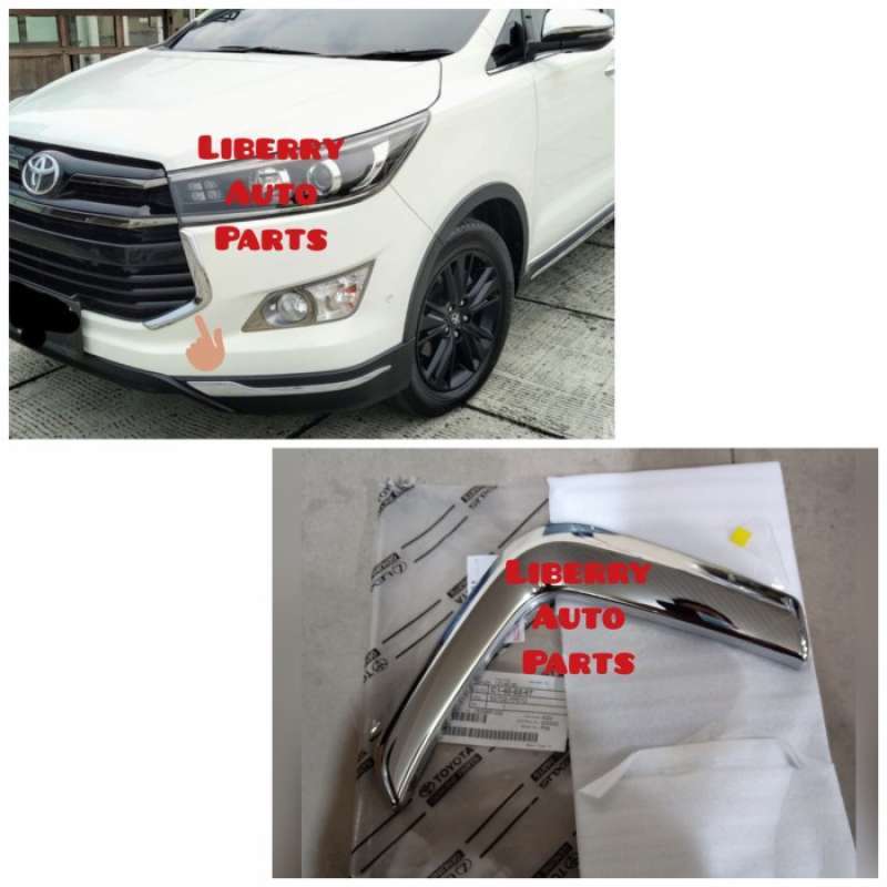 Jual LIS / List / Grill / Crome SABIT Bumper Innova VENTURER Original ...