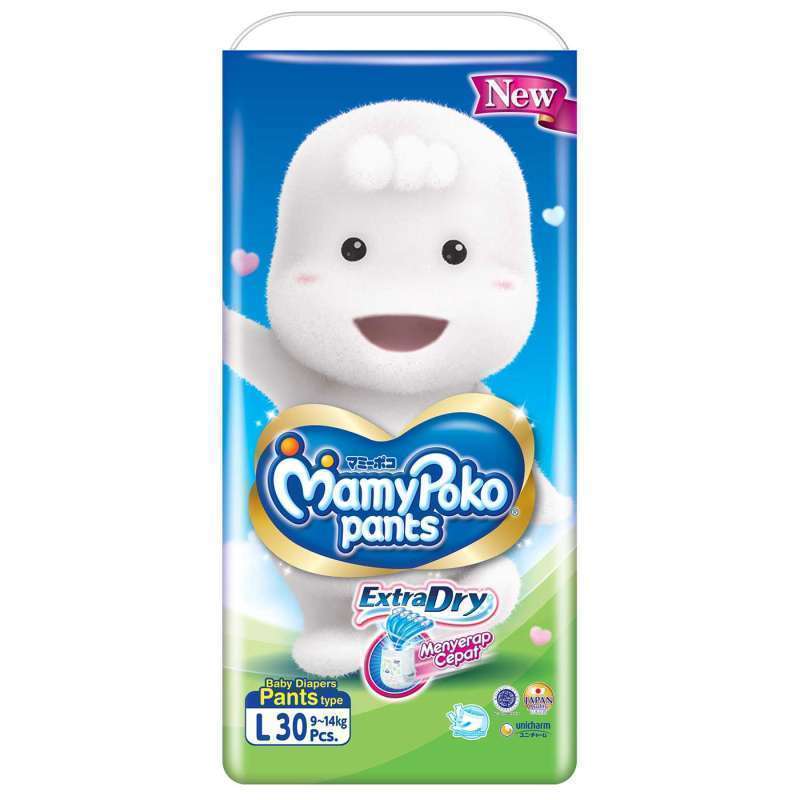 Jual MamyPoko Extra Dry Pants L30 | Mamy Poko Extra Dry Pants L 30 di ...