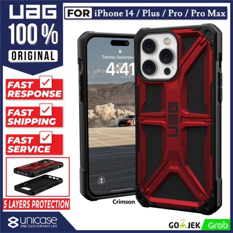 Jual Case iPhone 14 Pro Max Plus UAG Monarch Armor Anti Drop Rugged ...