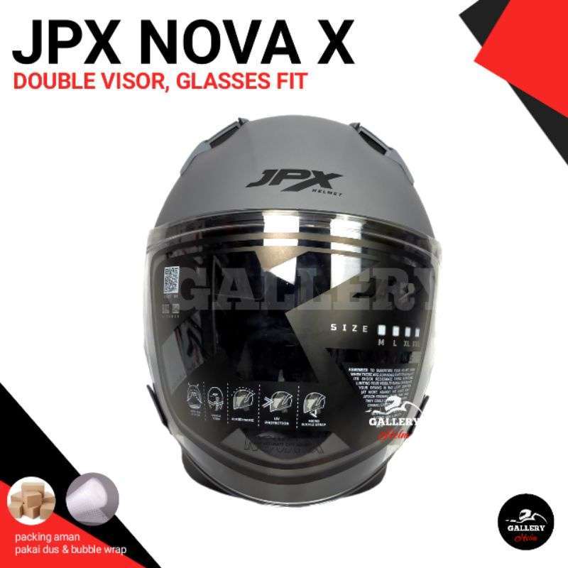 Jual Helm Jpx Nova X Grey Doff | Helm Jpx Half Face Di Seller Gallery ...
