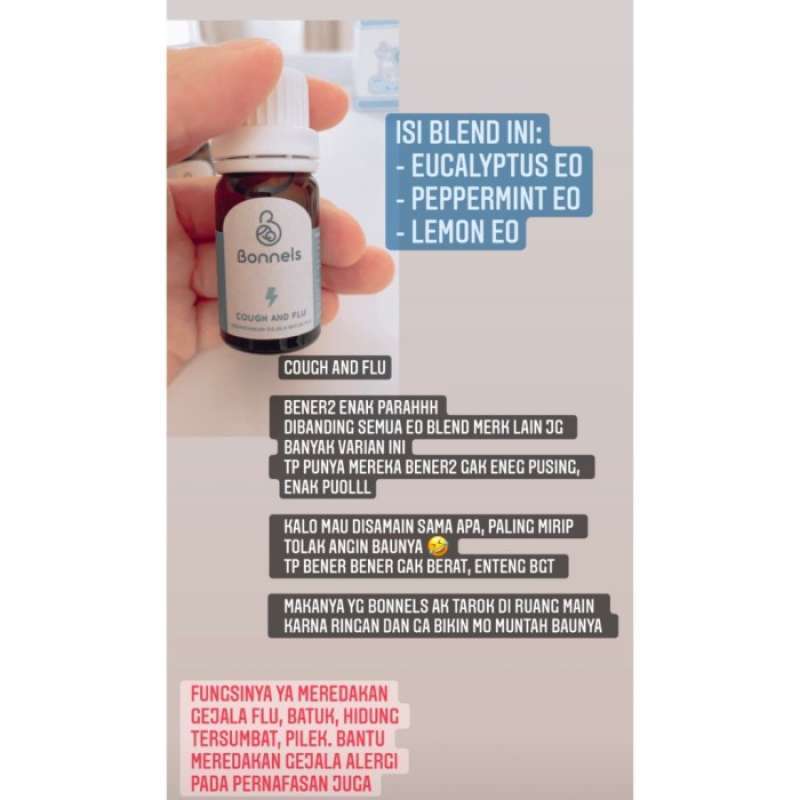 Promo Bonnels Relieve Oil / Cough Flu - Bapil Dan Hidung Tersumbat 10ml ...