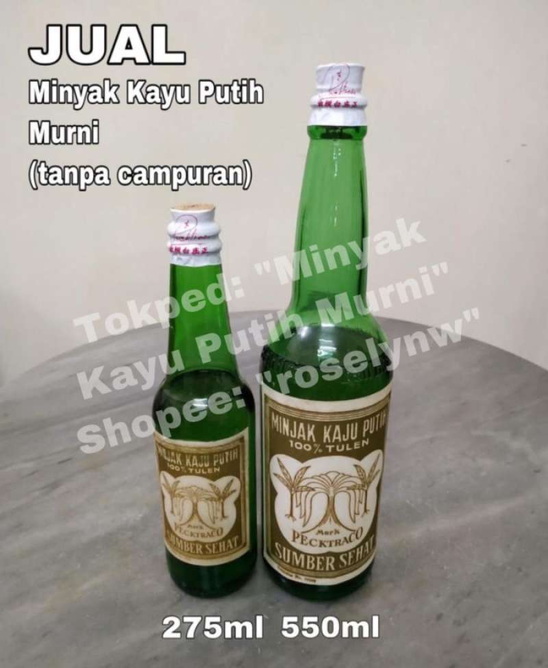 Promo [GOJEK/GOSEND] Minyak Kayu Putih Ambon 275mL (Pecktraco Sumber ...
