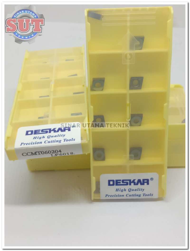 Jual Insert Ccmt06 Ccmt060204 Merk Deskar Mata Bubut Insert Lf6018 Di Seller Sinar Utama Teknik ...
