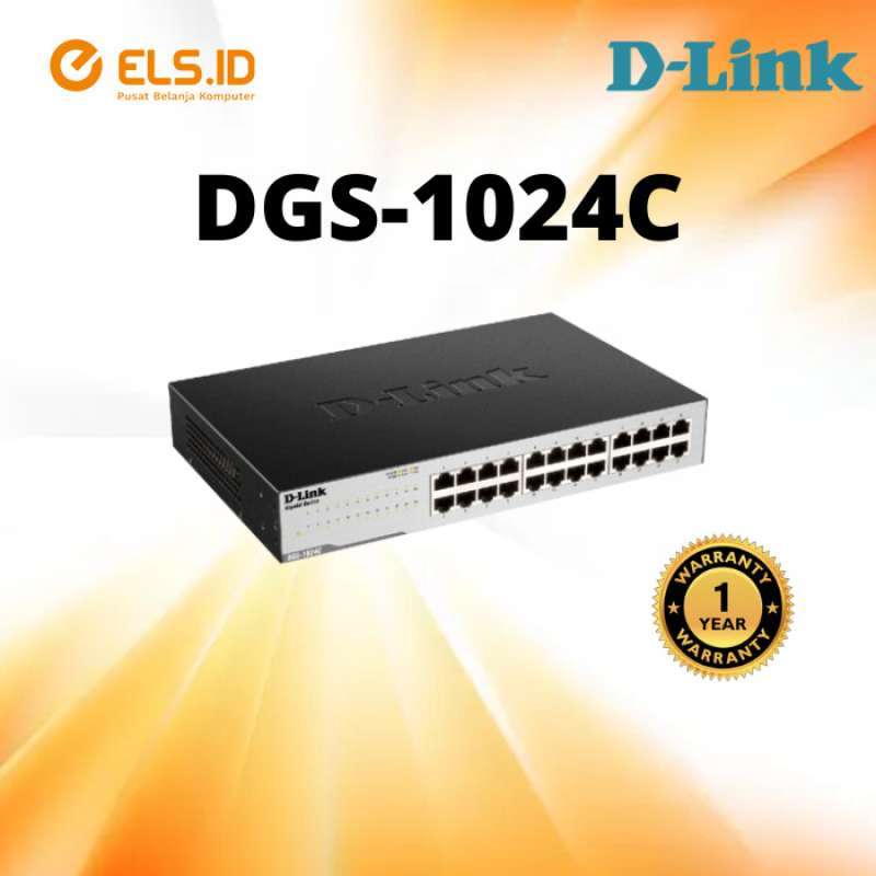 Promo D-link Dgs-1024c Switch Hub 24 Port Diskon 5% Di Seller Els ...