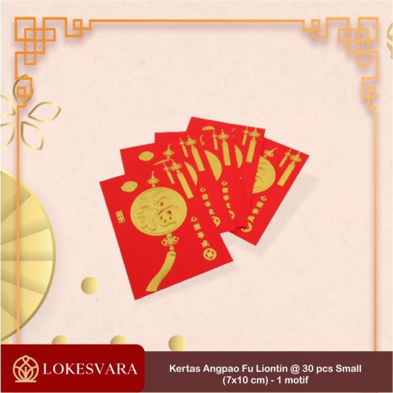 Jual Angpao Angpau Amplop Imlek 2023 FU Liontin Small @ 30 pcs di ...