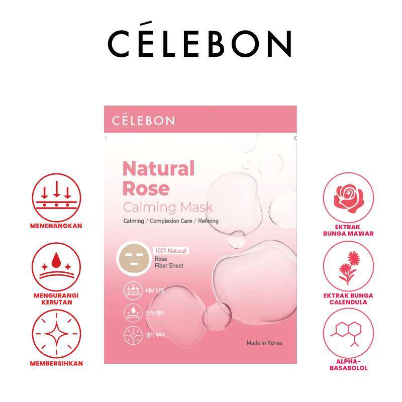 Jual [WHS] Celebon Natural Rose Calming Mask di Seller Celebon - Kelapa ...