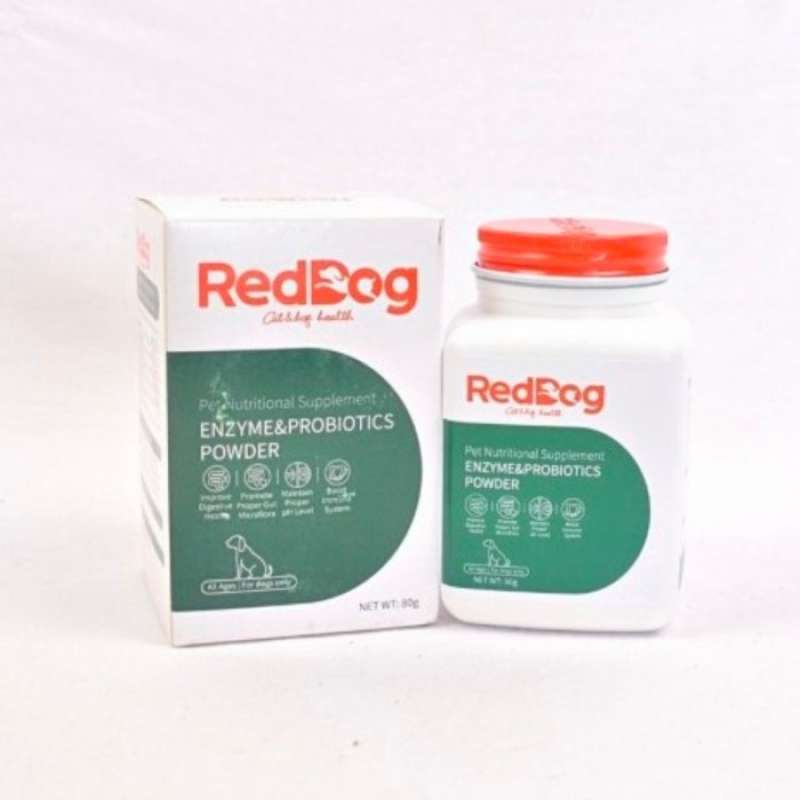 Jual REDDOG Enzyme & Probiotics Gel 80gr - Vitamin Pencernaan Anjing ...