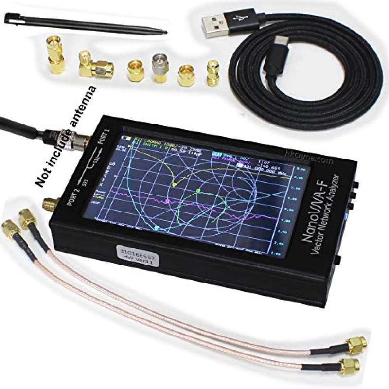 Promo NanoVNA-F Vector Network Analyzer SWR Meter Smith【Upgraded】 Diskon 10% di Seller Wazava ...