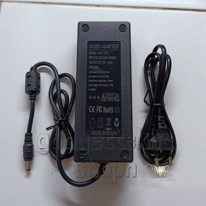 Jual Adaptor 12v 10a Ori Cctv Dvr Hikvision Hisharp Xmeye Promo Di ...