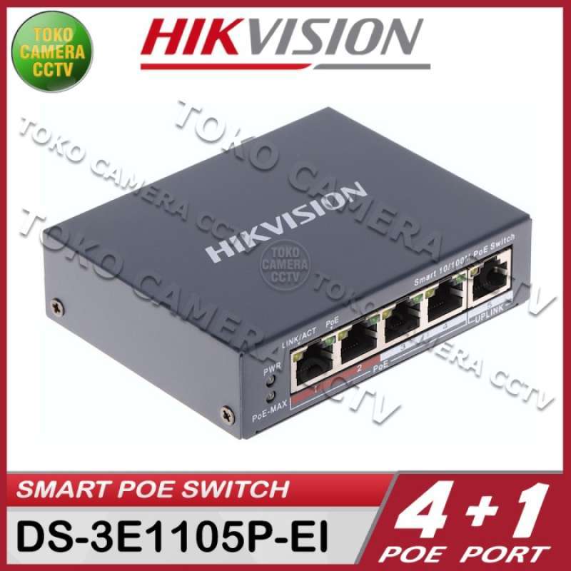 Jual SWITCH POE HIKVISION 4 PORT di Seller nirmala store12 - Pegadungan ...