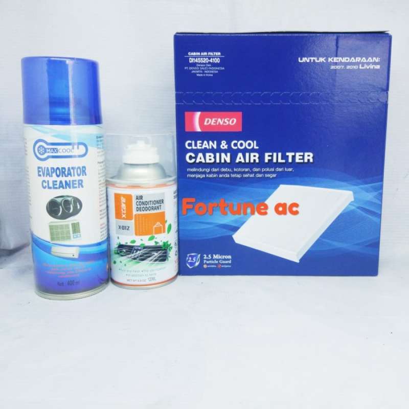 Jual PAKET FULL FRESH FILTER CABIN AC NISSAN LIVINA DENSO ORIGINAL di ...