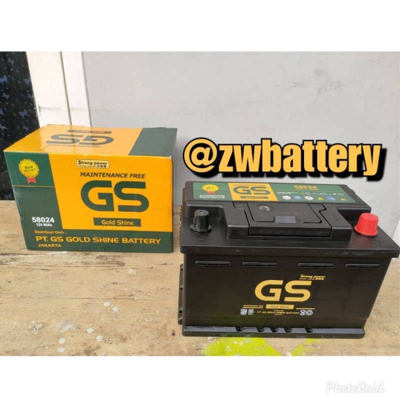 Jual Aki Mobil Toyota Innova Reborn Diesel 58024 GS MF Aki Kering 12V / 80A di Seller Fasabakhul ...