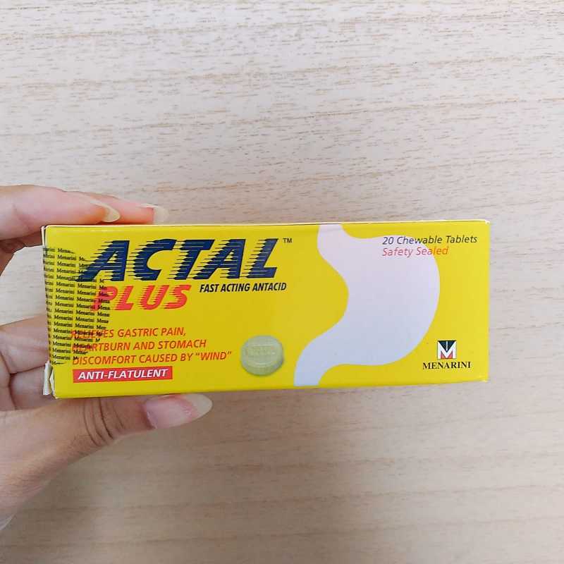 Jual Actal Plus Fast Acting Antacid 20 Tablet - Obat Lambung di Seller ...
