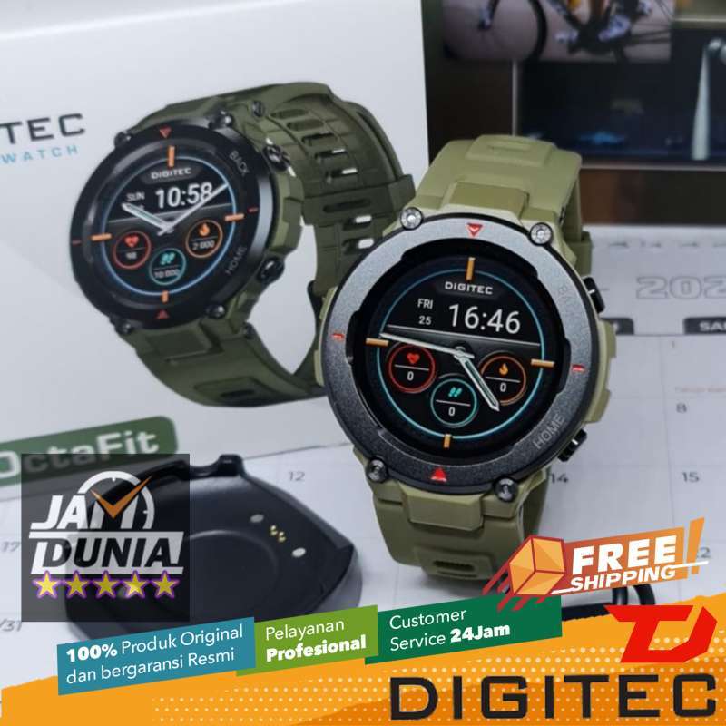 Promo DIGITEC ORIGINAL SMARTWATCH PRIA OCTAFITGR OCTA FIT JAM TANGAN ...