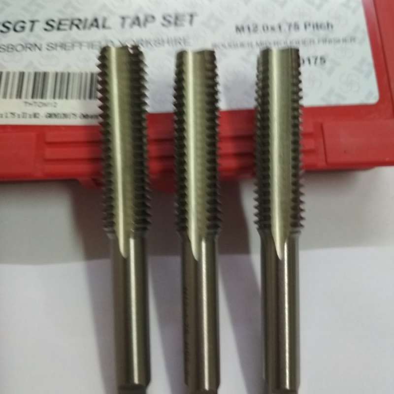 Promo Hand Tap M12 X 1.75 Jis Hsgt Osborn Oryginal England Diskon 10% ...