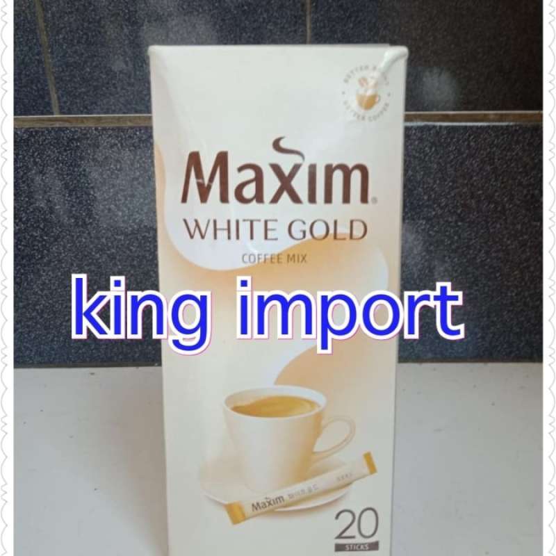 Promo Korean Kopi Maxim White Gold Coffee mix Diskon 54% di Seller ...