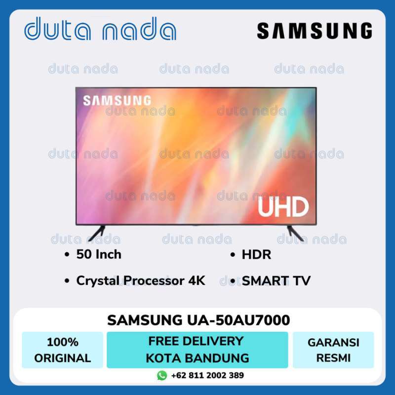 Jual SAMSUNG UHD 4K SMART TV 50 INCH 50AU7000 / UA-50AU7000 di Seller Duta Nada Store - Jl ...