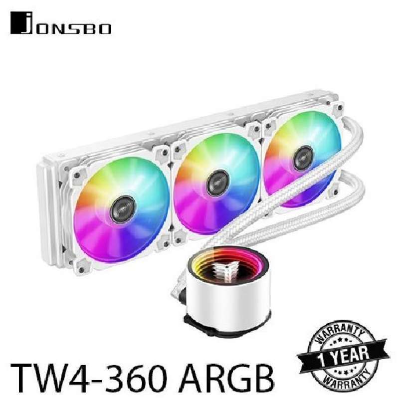Jual Jonsbo Tw4-360 Argb White Shadow Liquid Cooling Cpu Aio Di Seller ...