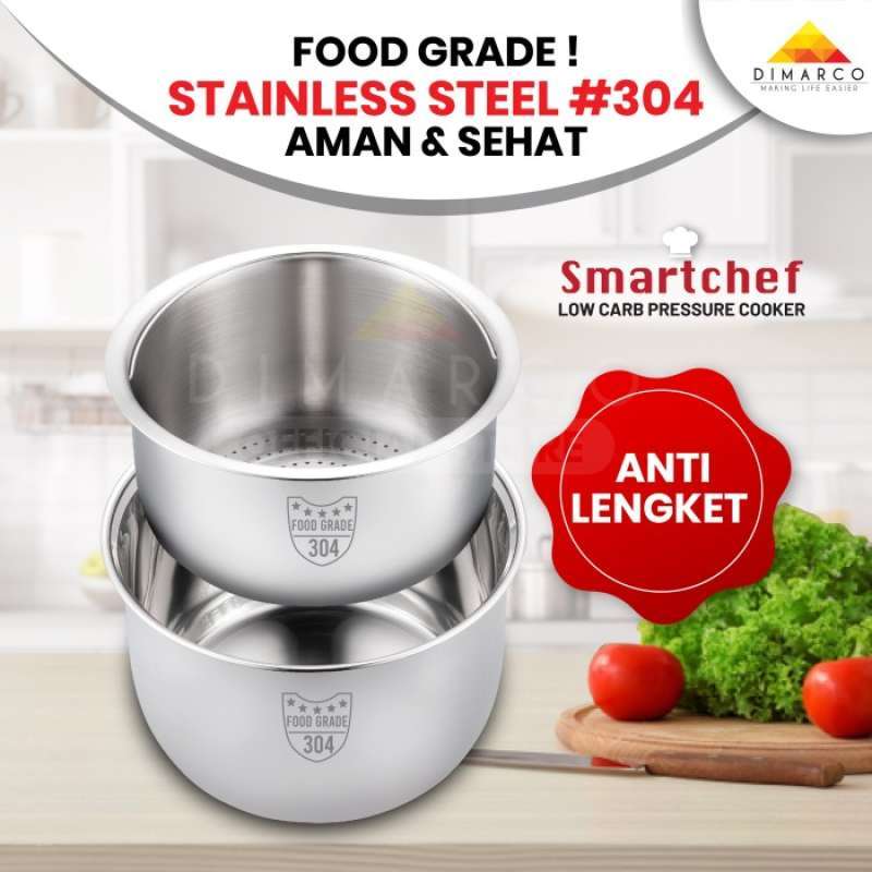 Promo Smart Chef Rice Cooker Alat Masak Nasi Sehat Low Sugar Cegah ...