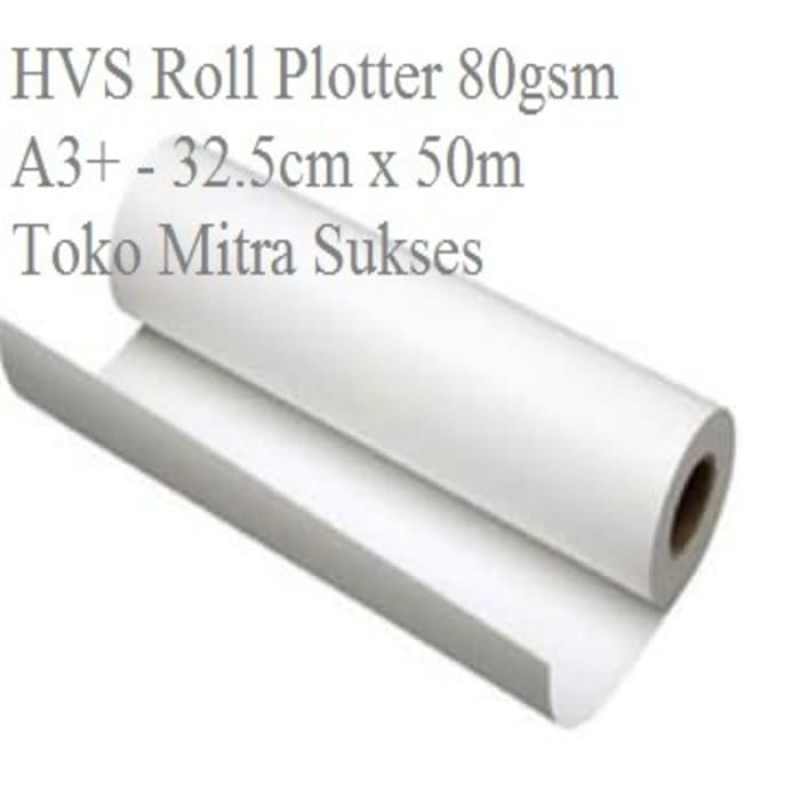 Promo Unik Kertas HVS Roll Plotter 80gsm A3 - 32.5cm x 50meter Limited ...