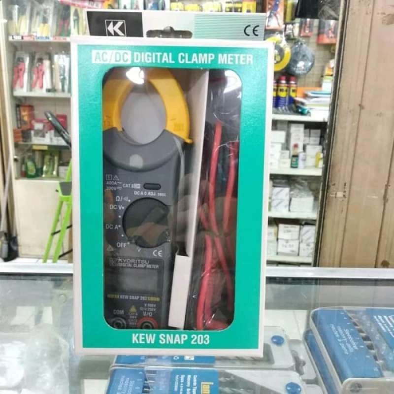 Jual Digital Clamp Meter Ac Dc Tang Ampere Ac Dc 400a Kyoritsu Kew Snap ...