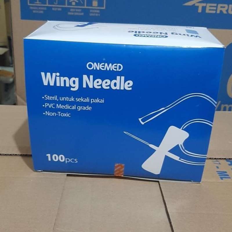Jual Wing Needle Onemed / Winged Infusion Set 21, 23, 25, 27g Isi 100s Di Seller Chintya Store ...